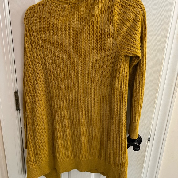 Sweaters | Mustard Color Ribbed Sweater Jacket | Poshmark